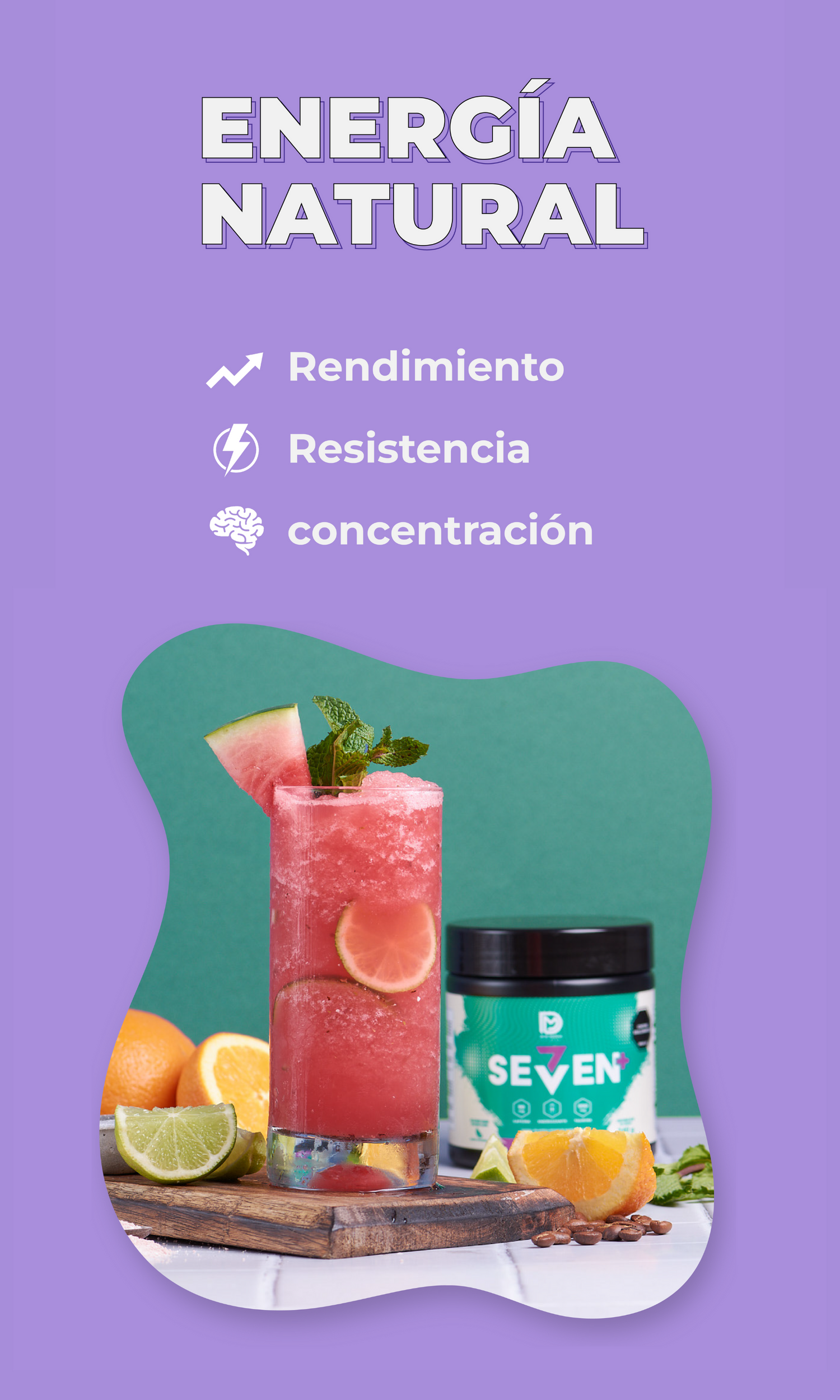 Seven Plus | Suplemento Energético
